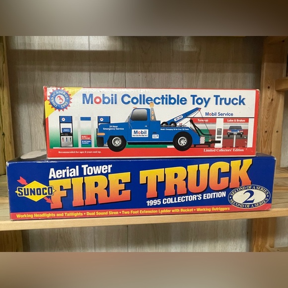 Toys | Collectible Mobil And Sunoco Trucks From 1995 | Poshmark